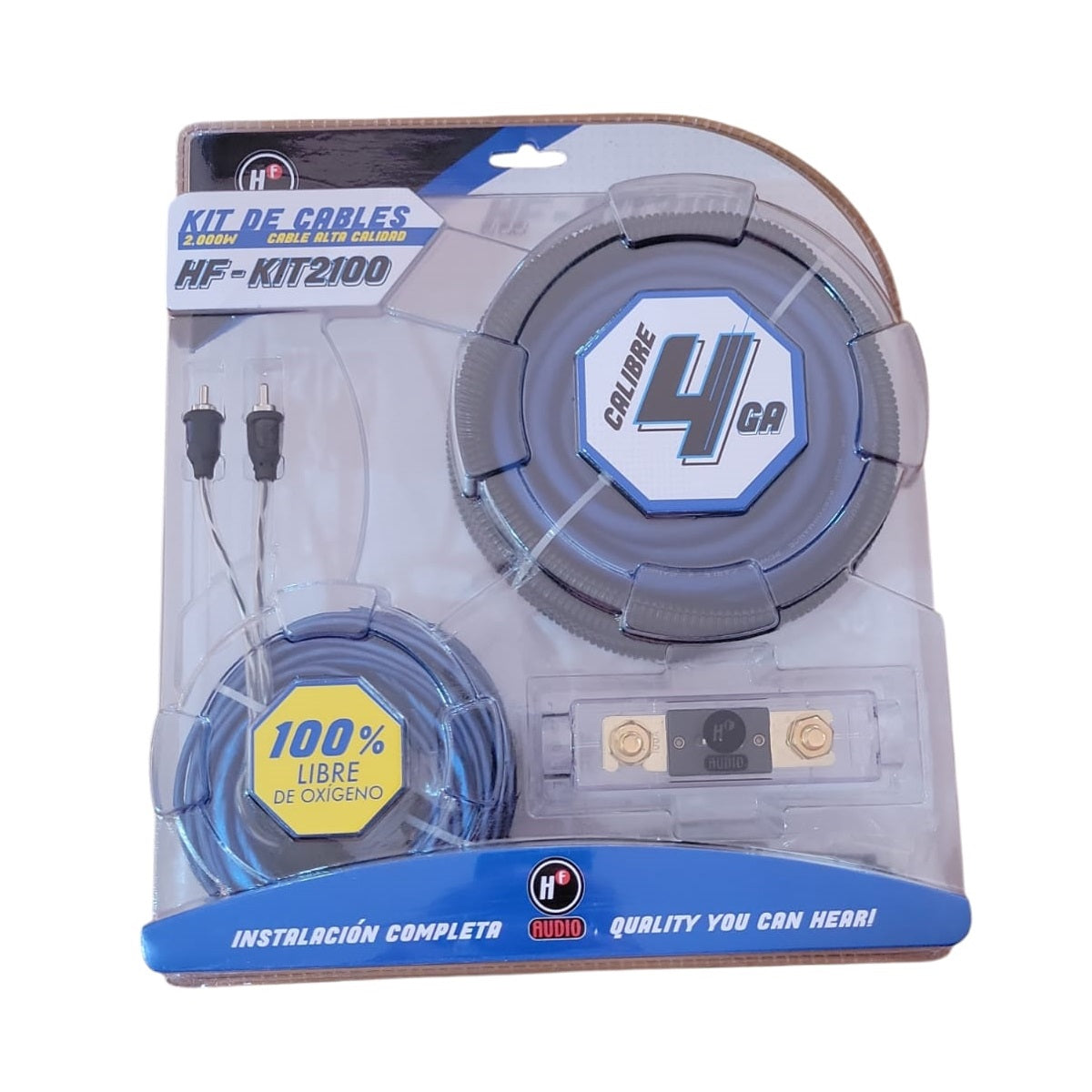 HF-KIT2100 Kit De Cables Para Amplificador Calibre 4 HF Audio – New ...
