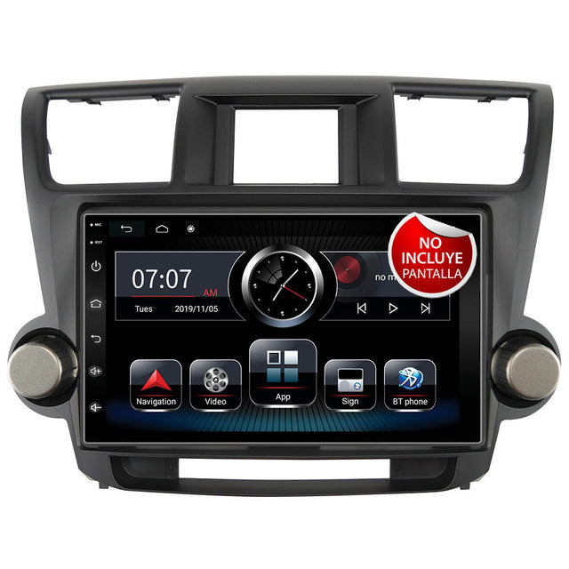 HF-825TO10 Frente de Pantalla 10" Toyota Higlander 2010 – New Zone ...